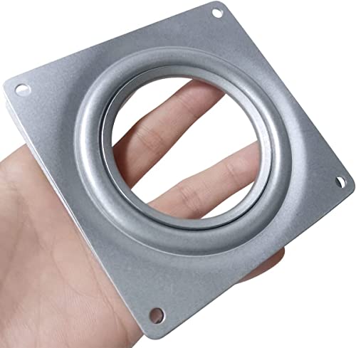 4 Inch Table Turntable Rotating Plate Display Base Stand Round Plate Display Base plategalvanized Steel Square Desk Tool Table Turntable Rotating Plate