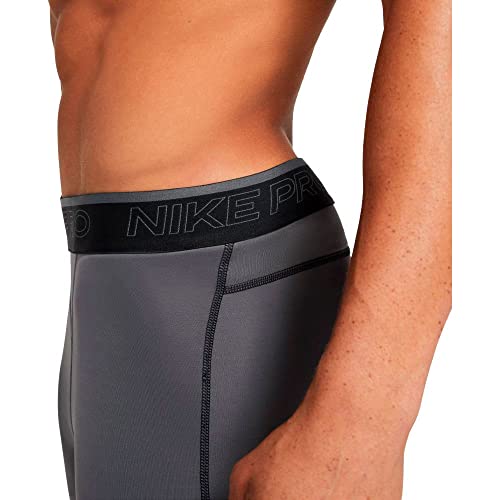 Nike Pro Dri-Fit 3/4 Tights Men's Size Large Gray