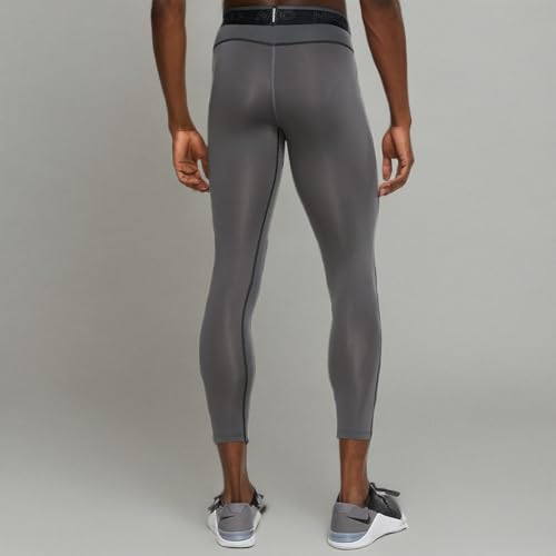 Nike Pro Dri-Fit 3/4 Tights Men's Size Large Gray
