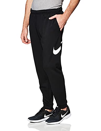 Nike Dry Graphic Men's Dri-FIT Taper Fitness Pants (as1, Alpha, xx_l, Regular, Tall, Black/White)
