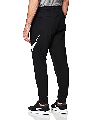 Nike Dry Graphic Men's Dri-FIT Taper Fitness Pants (as1, Alpha, xx_l, Regular, Tall, Black/White)