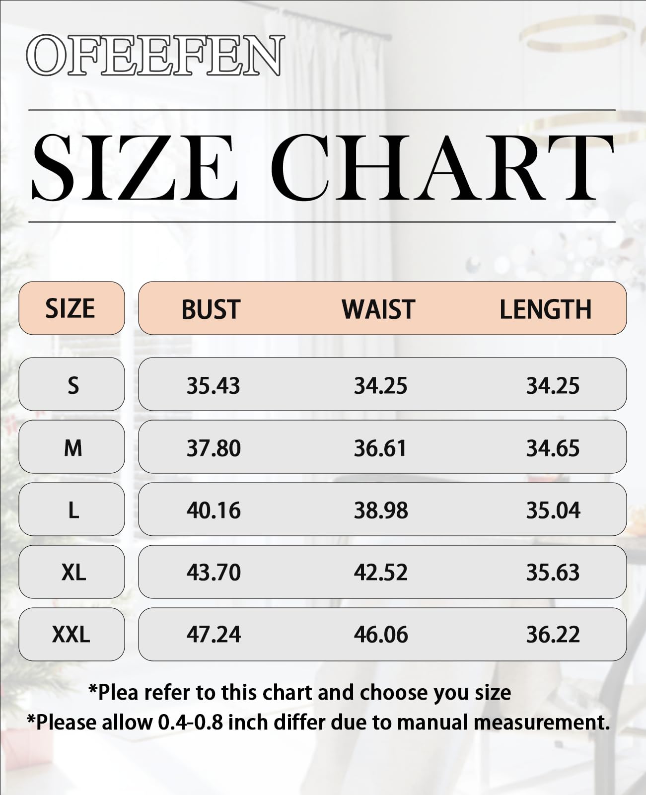 OFEEFAN Womens Sweater Dress Long Sleeve Winter Dresses Women 2024 Tunics Dark Grey M