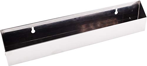 Shallow 14-13/16" Stainless Steel Tipout Replacement Tray