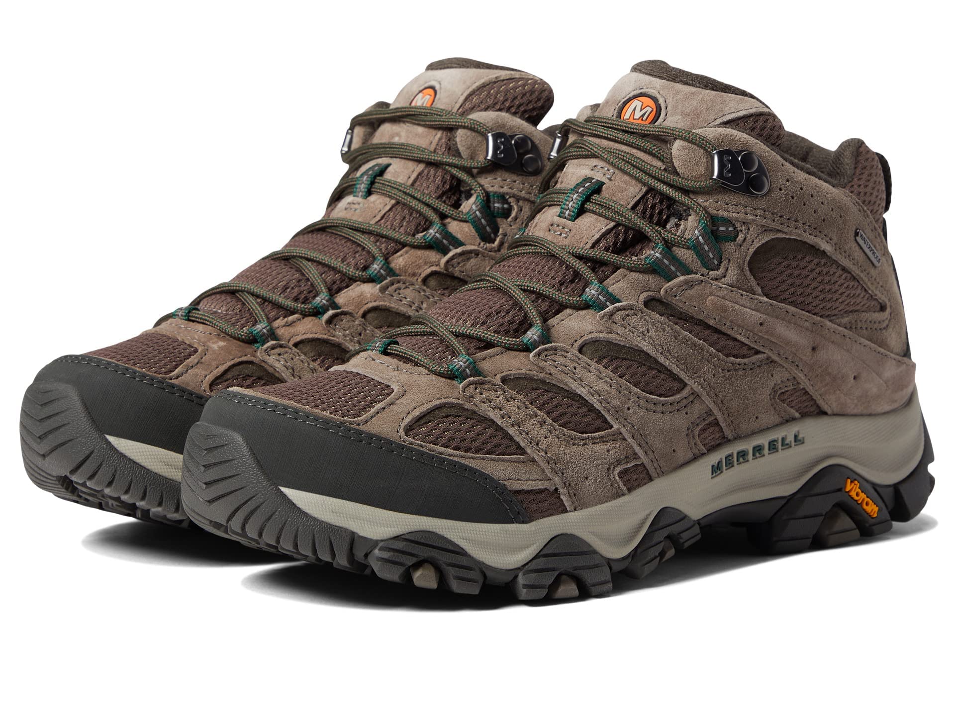 Merrell Men's Moab 3 Mid Waterproof Hiking Boot, Boulder, 11