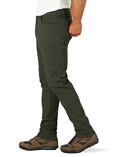 ATG by Wrangler Men's 5 Pocket Outdoor Pant, Peat, 34W x 30L