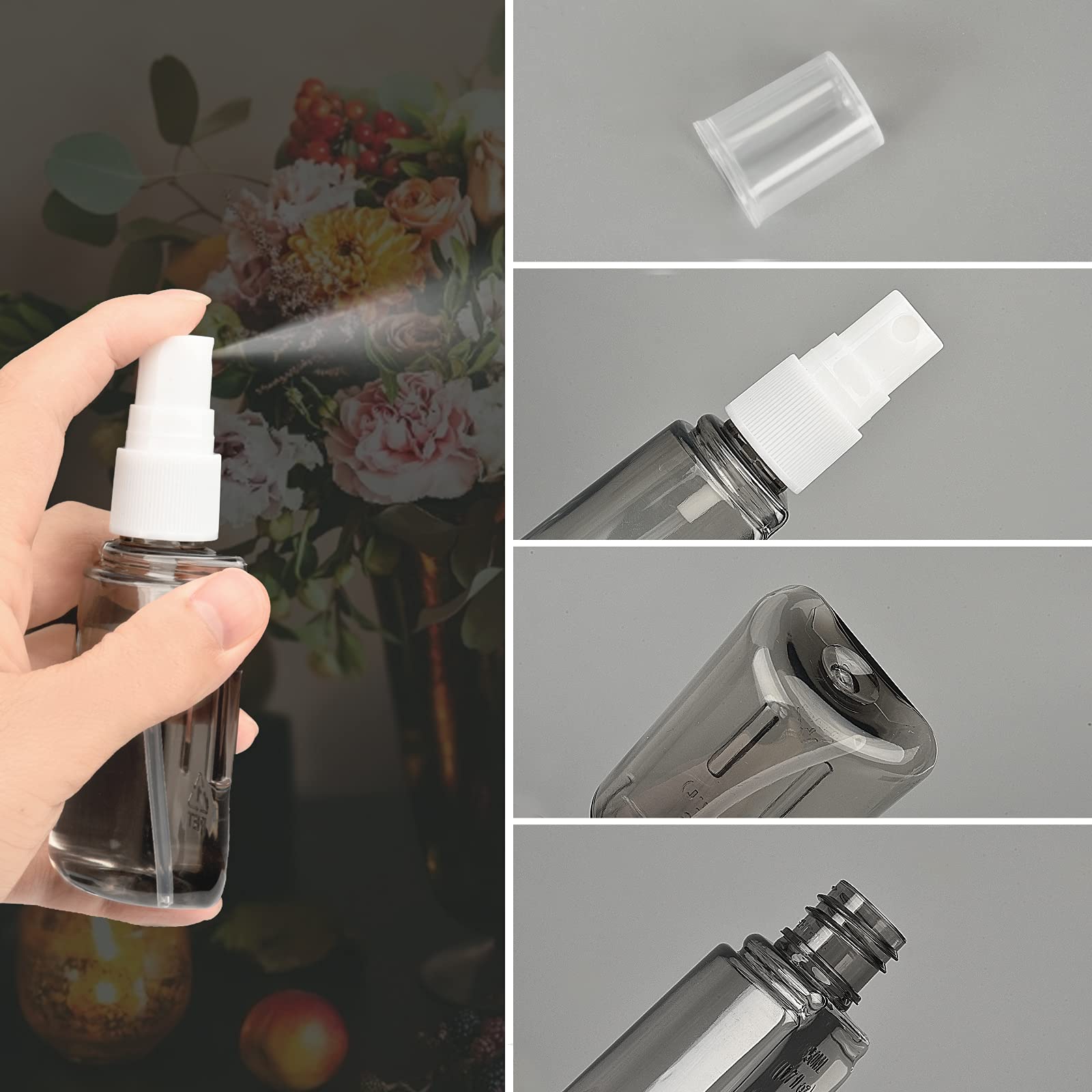 Bpluma Travel Bottles, Leak Proof Containers For Toiletries TSA Approved Airplane Accessories Kits For Liquid With Labels