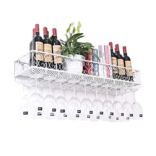 Stylish Simplicity Correction Fluid Mouse Wine Glass Rack Upside Down Wine Rack Bar Bar Wine Glass Rack Goblet Hanger Hanging Red Wine Glass Correction Fluid, PIBM, White, 100 * 25CM