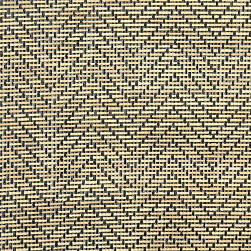 Con-Tact Brand Natural Weave Non-Adhesive Contact Shelf and Drawer Liner, 12" x 4', Zig Zag Black/Ivory, 6 Rolls