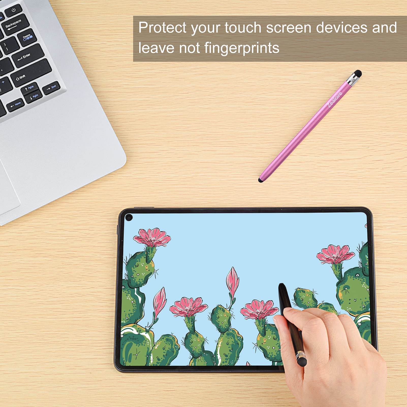 Stylus Pens for Touch Screens, Zealoire 2 in 1 Stylus High Precision Capacitive Stylus for iPad iPhone Tablets Samsung Galaxy All Universal Touch Screen Devices