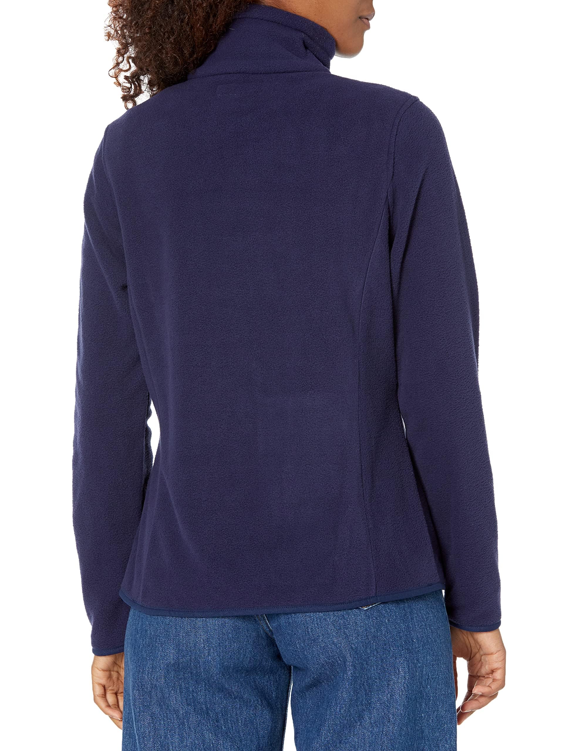 Amazon Essentials Women's Classic-Fit Full-Zip Polar Soft Fleece Jacket (Available in Plus Size), Navy, X-Large