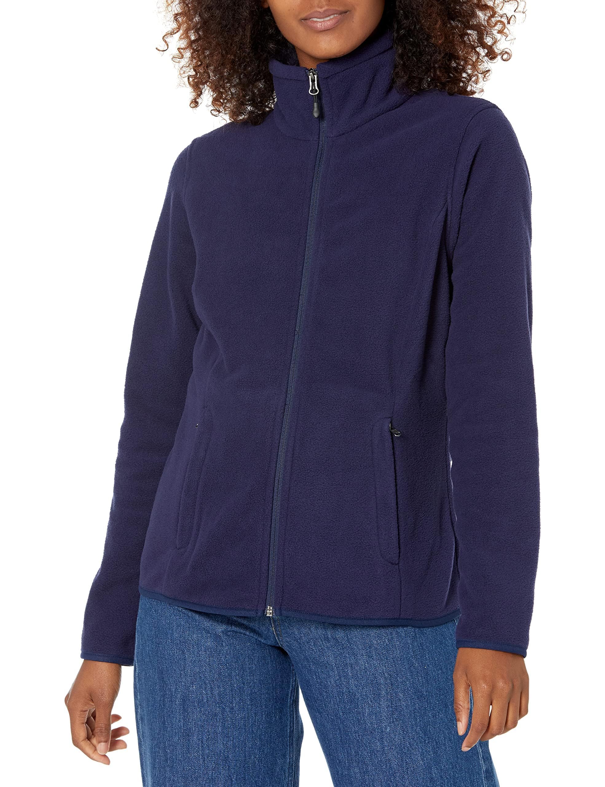 Amazon Essentials Women's Classic-Fit Full-Zip Polar Soft Fleece Jacket (Available in Plus Size), Navy, X-Large
