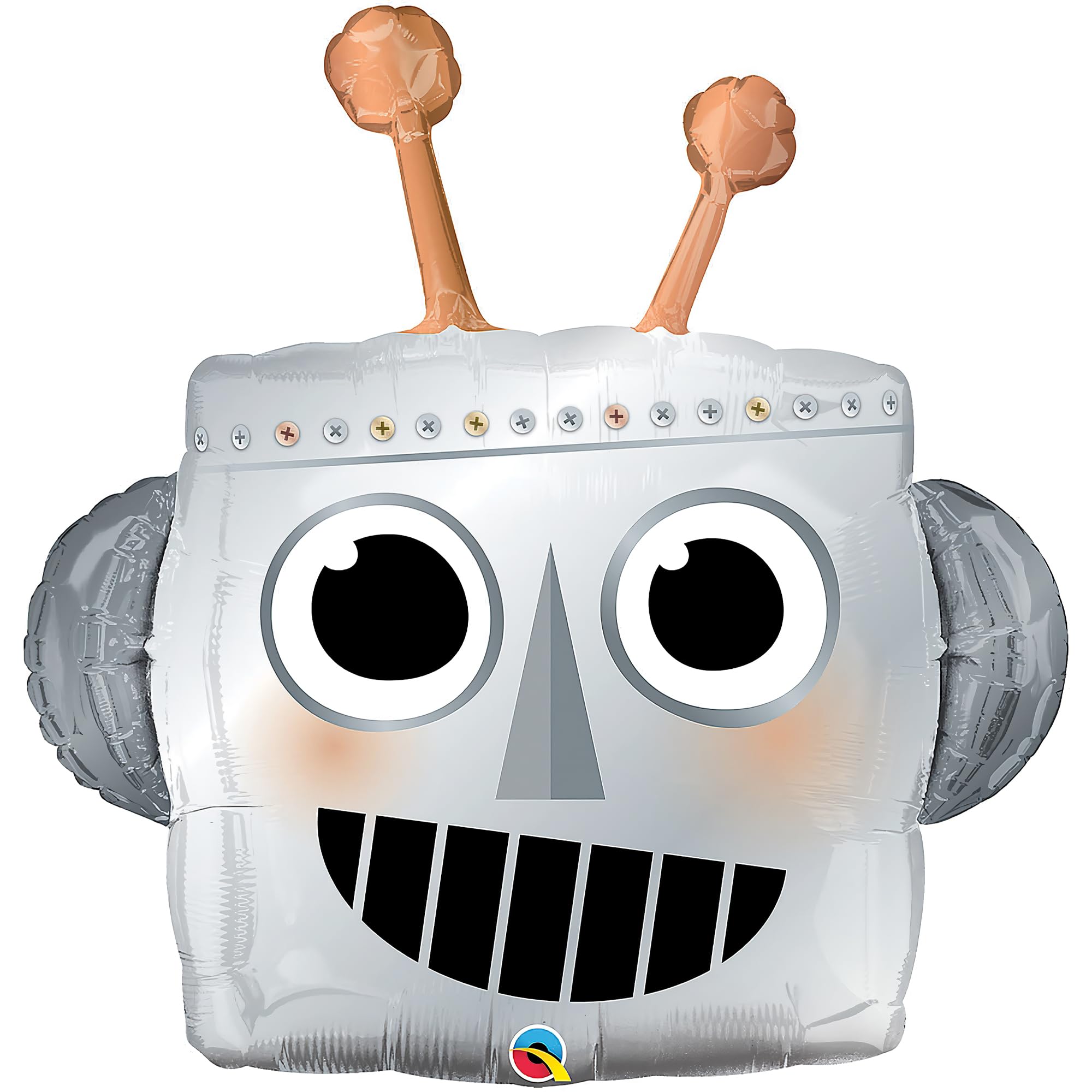 Robot Head-Shaped 35" Mylar Balloon - Party Decor - 1 Piece