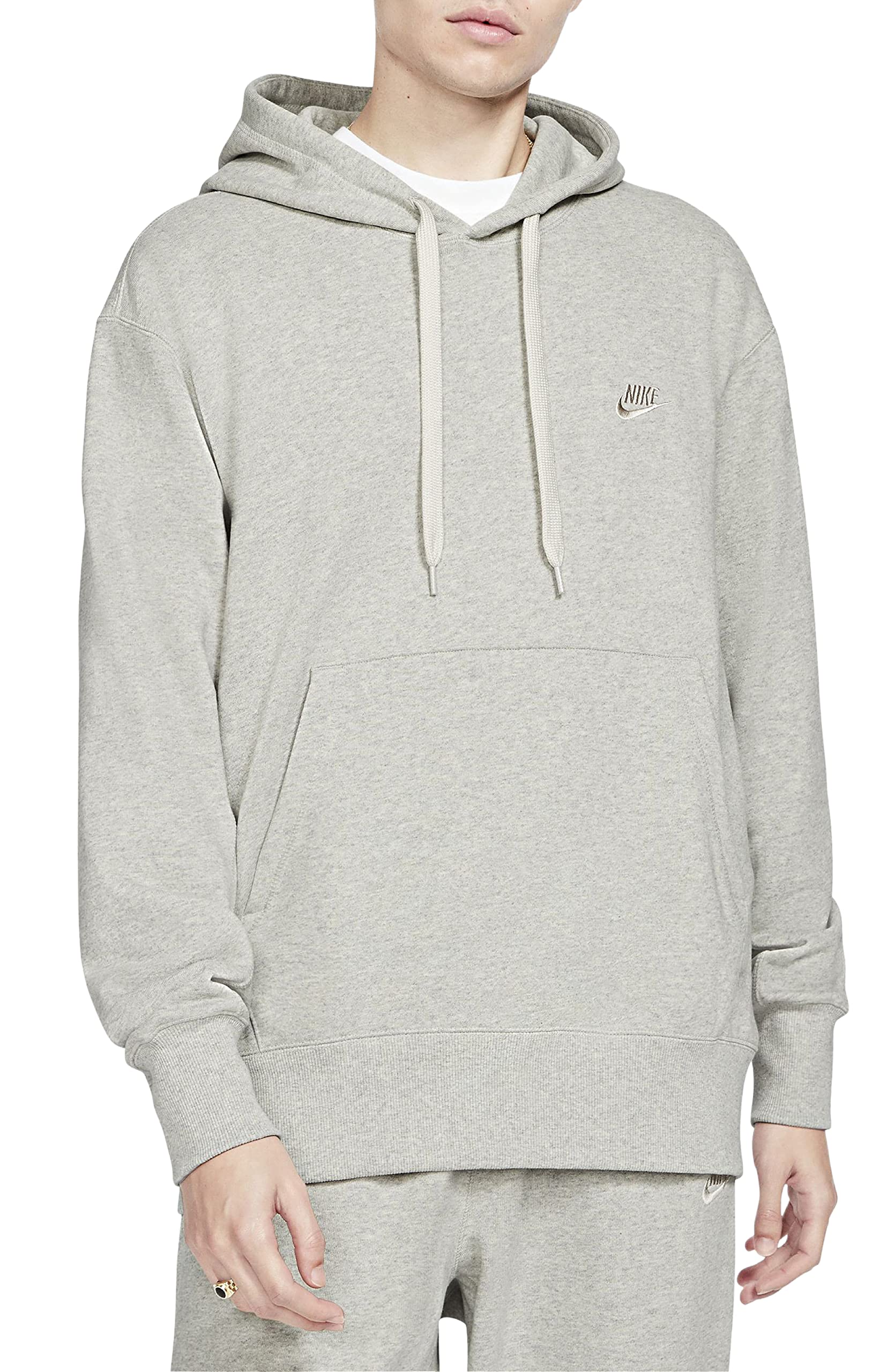 Nike Sportswear Men's Classic Fleece Heavy Pullover Cotton Hoodie (X-large)