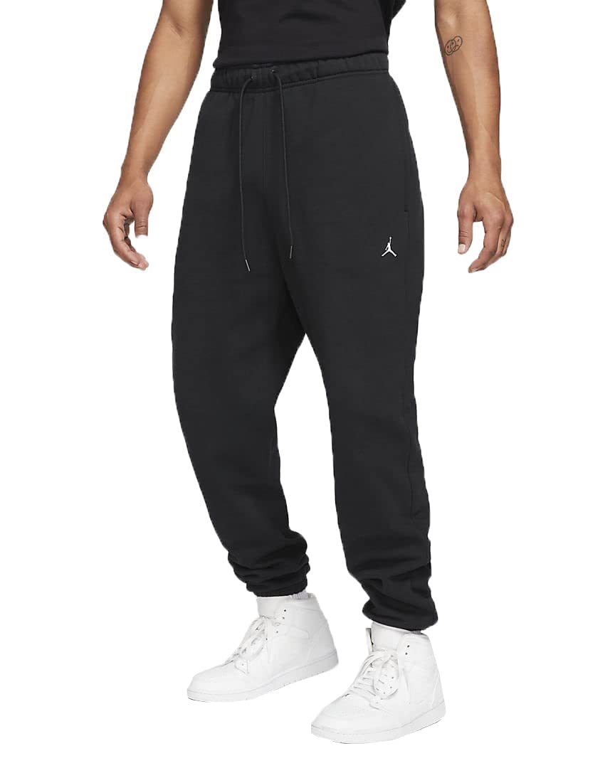 Jordan Black Essentials Fleece Pants - M