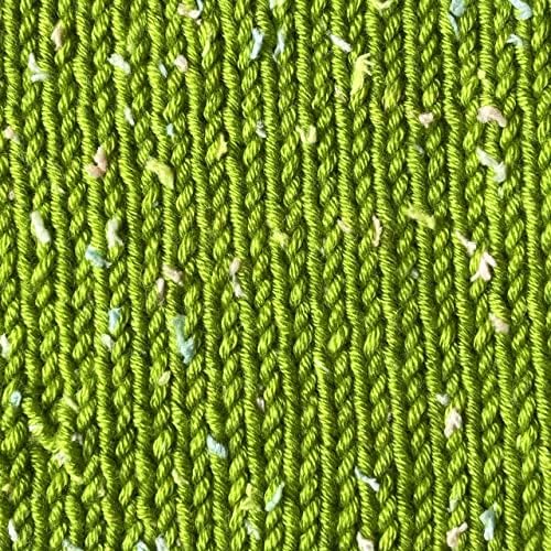 Tweed Twinkles Soft Baby Yarn for Crocheting, 8 Skeins, 696Yds/400G, Free Patterns - Acrylic Baby Blanket Knitting Yarn with Flecks - Size 3 DK Light Worsted Weight - Kiwi Green