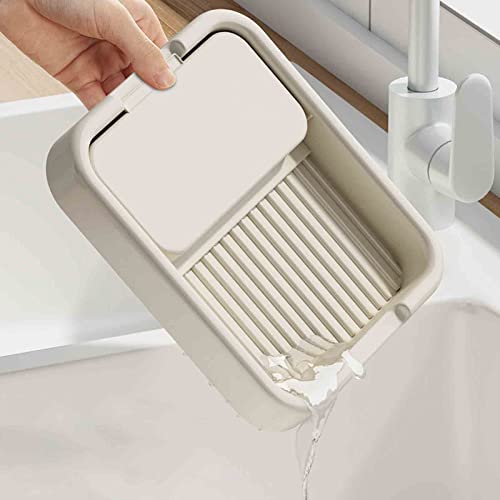 Foldable Lid Rack, Foldable Pot Cover Rack, Multifunctional Kitchen Spatula Soup Spoon Stove Countertop Shelf Pot Lid Storage Shelf, White(White)