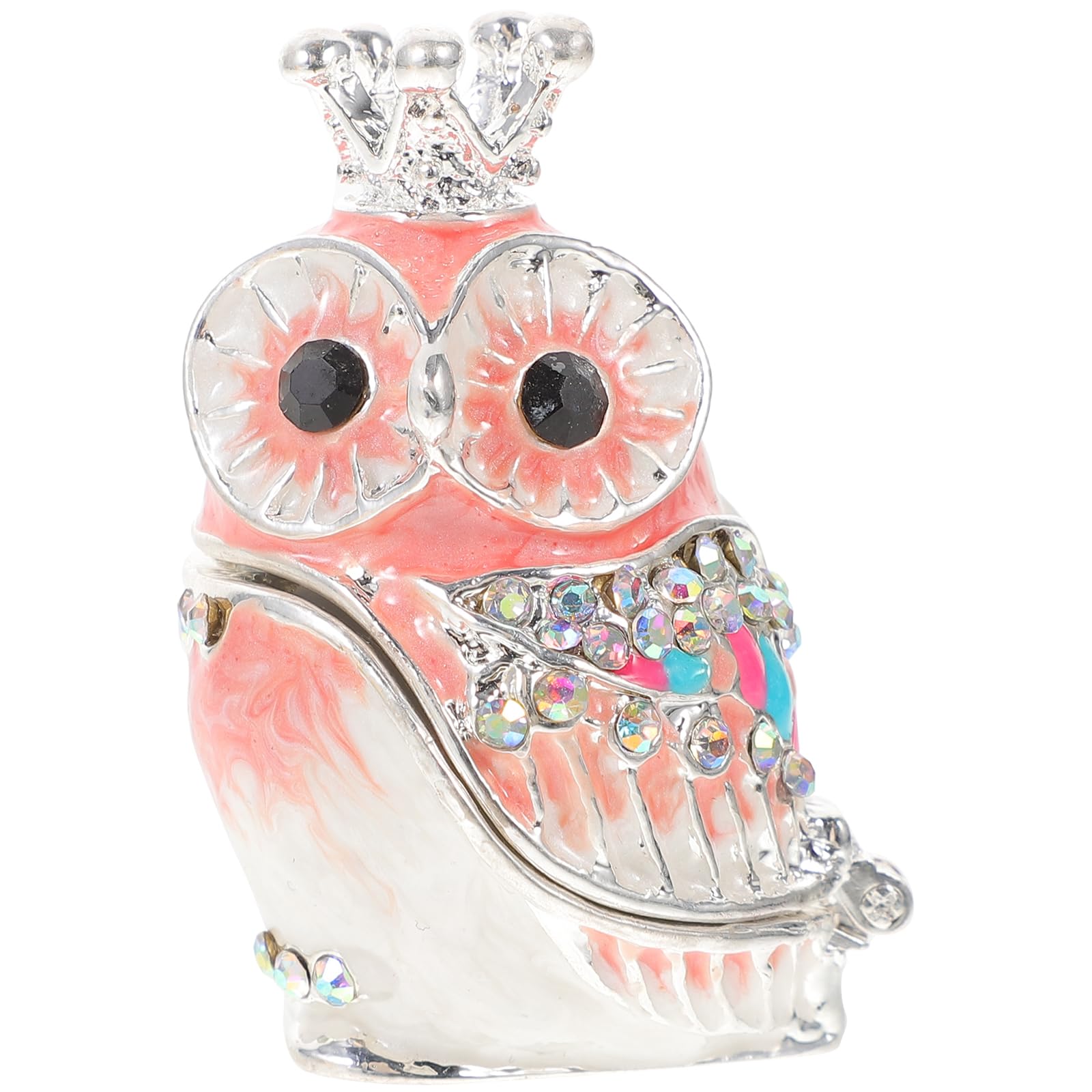 IMIKEYA Box Ring Storage Box Storage Case Trinket Organizer Owl Trinket Case Ring Organizer Jewelry Organizer