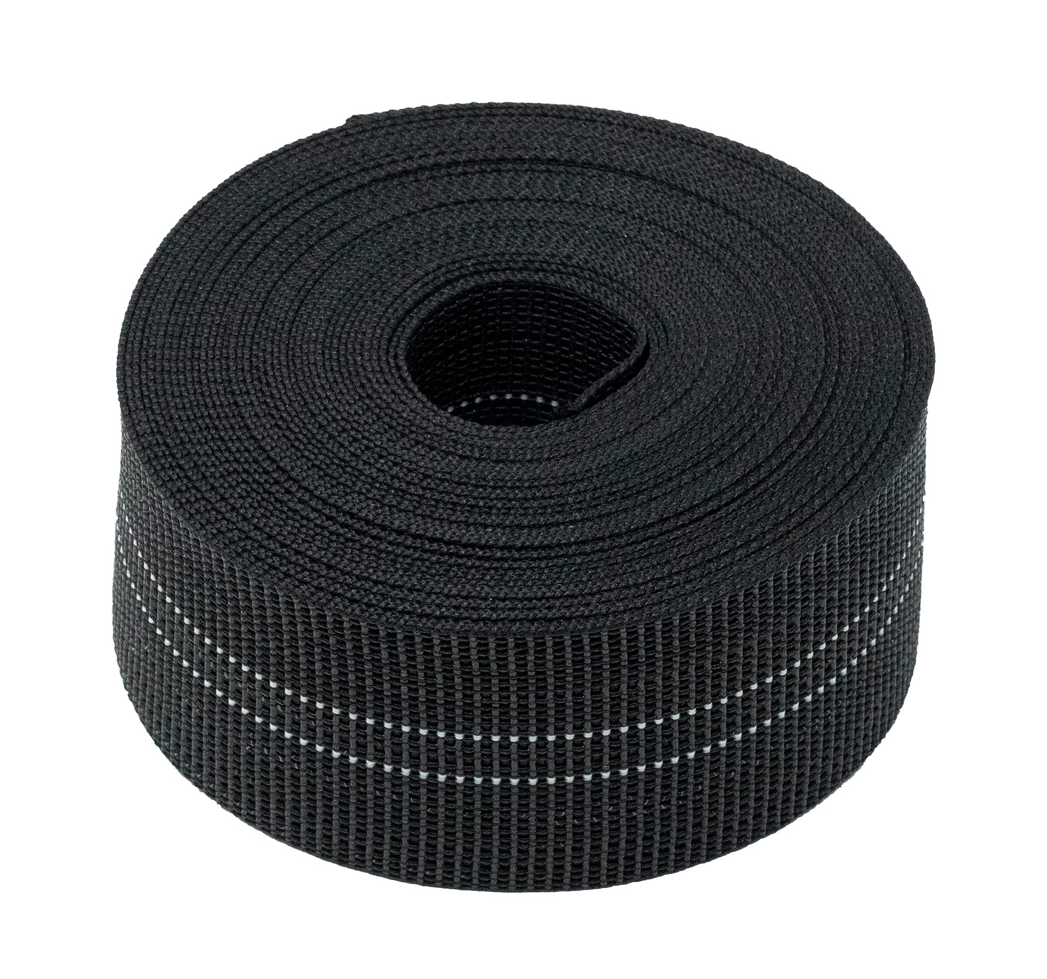 House2Home Webbing for Lawn Chairs and Furniture, Upholstery Webbing to Repair Couch Supports for Sagging Cushions, 3 Inch Wide by 40 Foot Roll 10% Stretch Elastic Chair Webbing Replacement