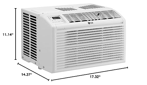 LG LW6017R 6,000 BTU 115V Window Air Conditioner with Remote Bundle with 1 YR CPS Enhanced Protection Pack