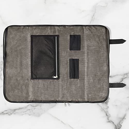 Enso 12-pocket Oil Waxed Canvas Knife Bag