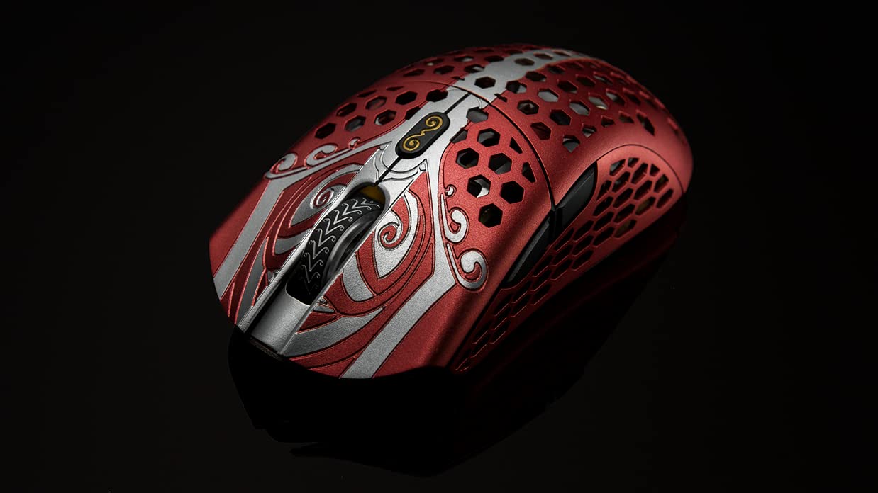 Finalmouse Starlight-12 Wireless Gaming Mouse (Multiple Variations) (Small, Ares, Red)