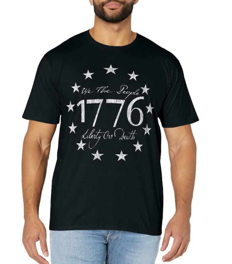 1776 We The People Liberty Or Death American Revolution T-Shirt