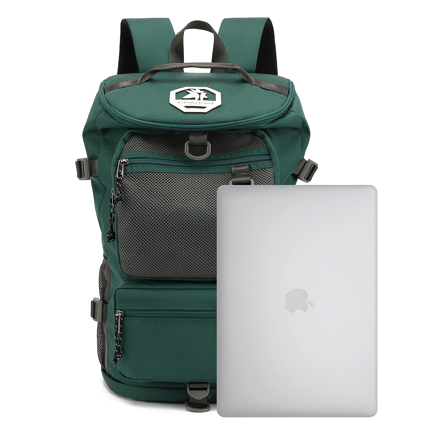 Gym Duffle Bag Backpack 4-Way Waterproof with Shoes Compartment for travel Sport Hiking laptop (Green) XL
