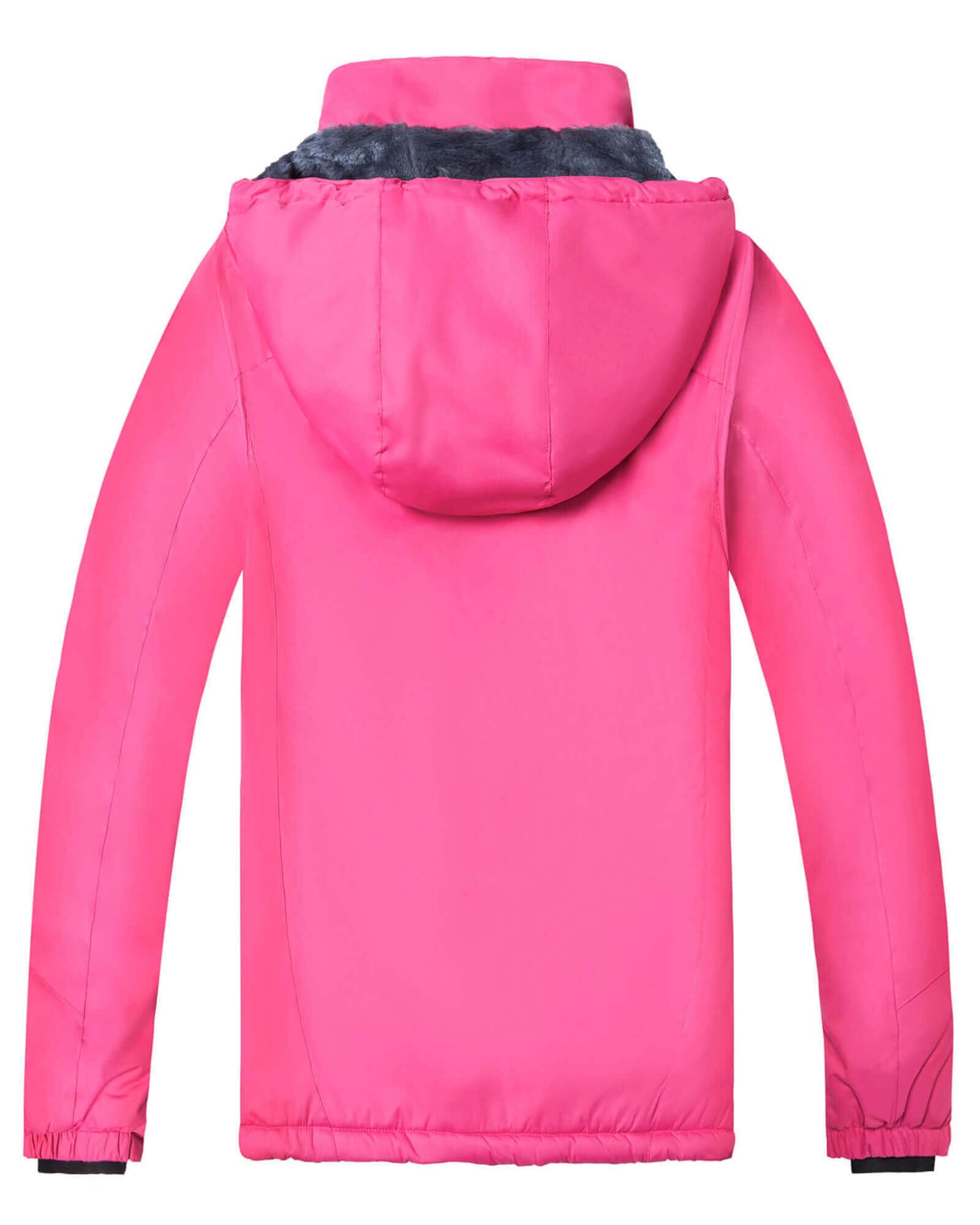 WULFUL Women’s Waterproof Snow Ski Jacket Mountain Windproof Winter Coat with Detachable Hood