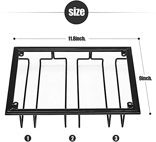 Wine Glass Shelf, Upside-down Home Goblet Iron Art Shelf, Wine Glass Hanging Storage Rack