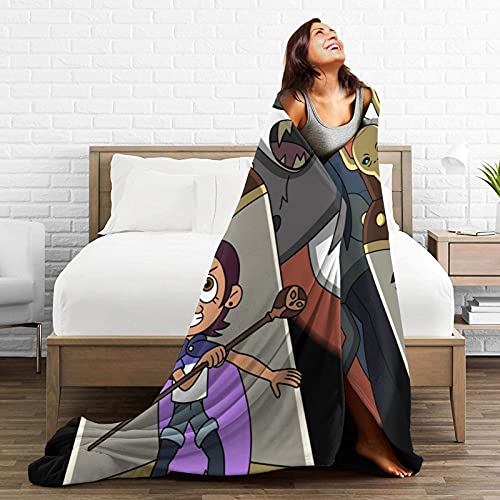 The Owl House Flannel Blanket Lightweight Cozy Bed Blankets Soft Throw Blanket Fit Couch Sofa Suitable for All Season60 X50