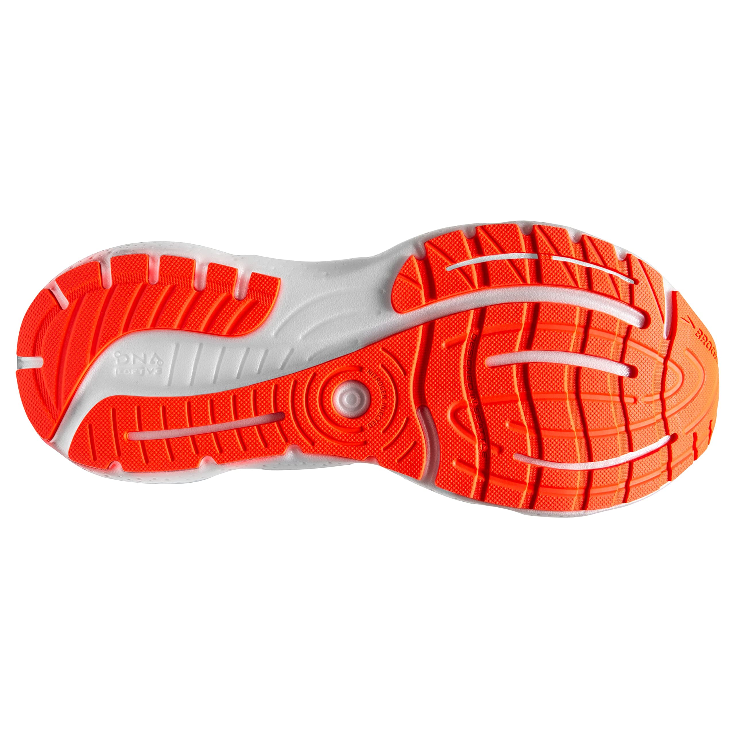 Brooks Men's Glycerin GTS 20 Supportive Running Shoe - Blue Depths/Palace Blue/Orange - 10.5 Medium