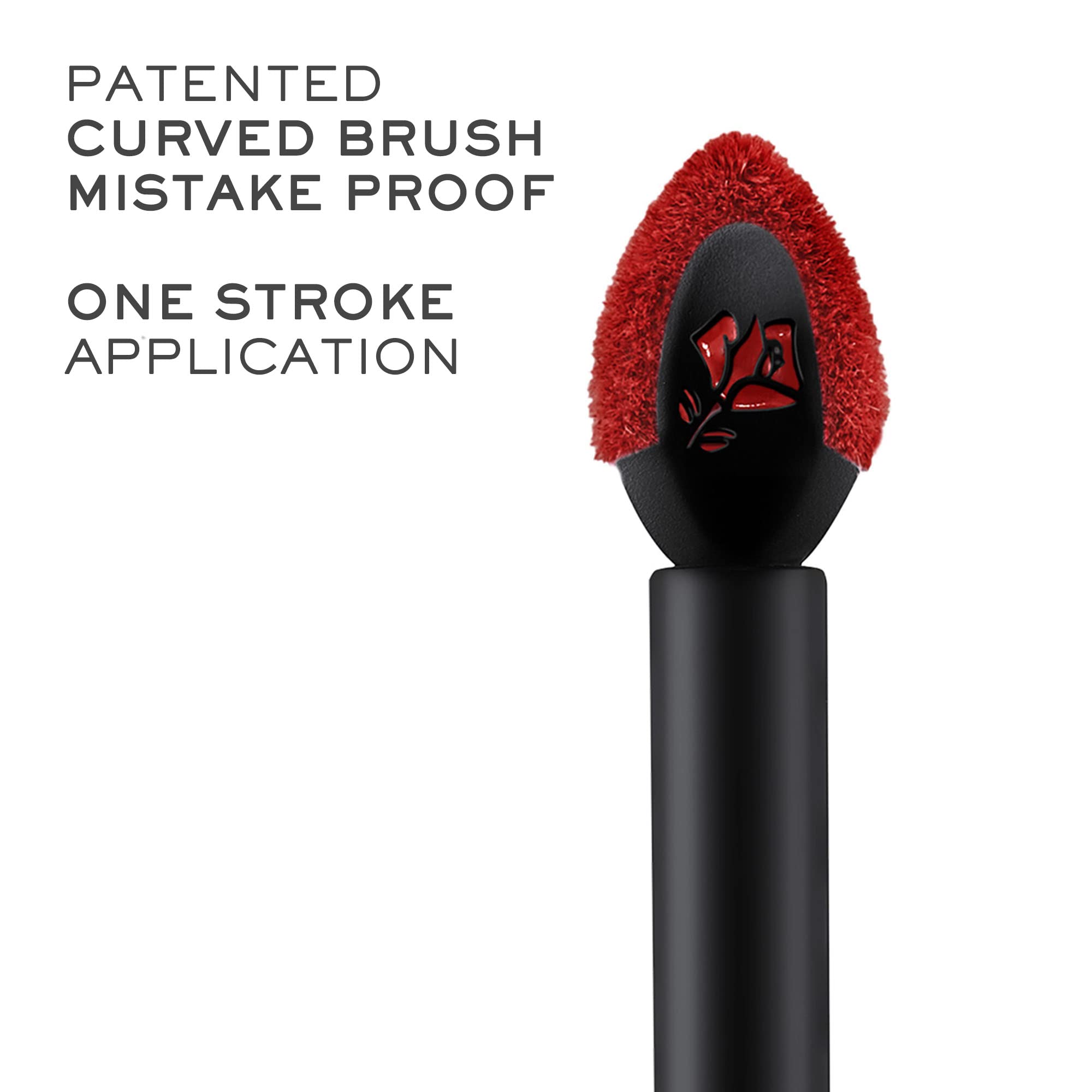 Lancôme L'Absolu Rouge Drama Ink Semi-Matte Liquid Lipstick - Highly Pigmented - All Day Wear - 270 Peau Contre Peau