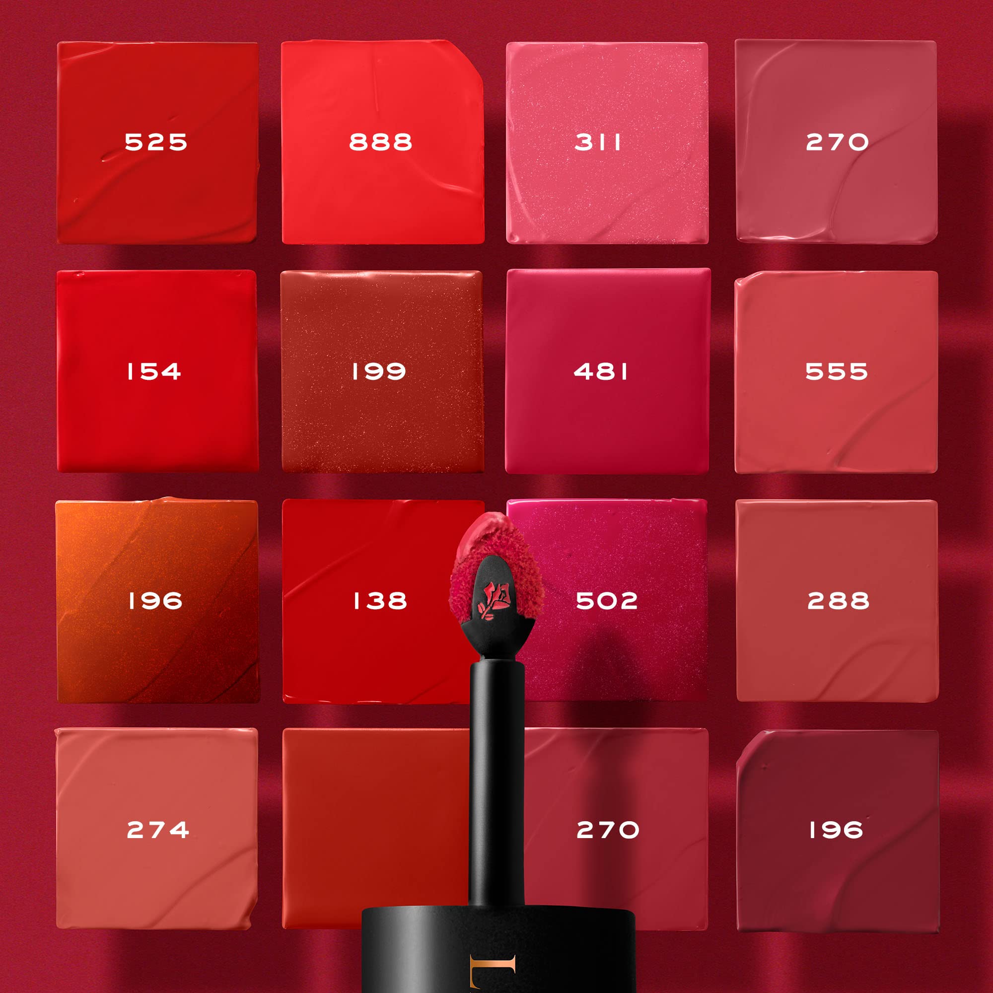 Lancôme L'Absolu Rouge Drama Ink Semi-Matte Liquid Lipstick - Highly Pigmented - All Day Wear - 270 Peau Contre Peau