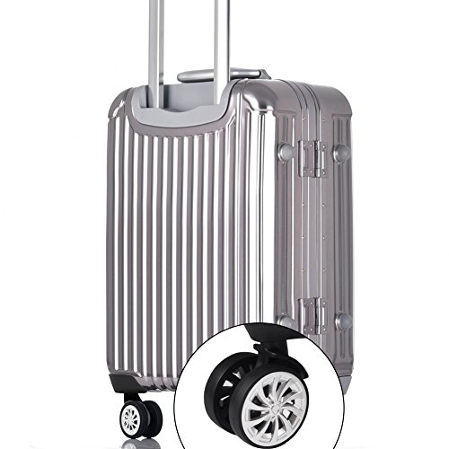Zerone Luggage Suitcase Wheels, Swivel Wheel Replacement Luggage Travel Suitcase Wheels Plastic Bearings Repair Set for Luggage Kits Pack of 2 (A57)