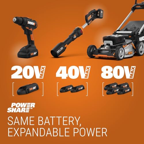 Worx Landroid S 20V 2.0Ah Robotic Lawn Mower 1/8 Acre / 5,445 Sq Ft. Power Share - WR165 (Battery & Charger Included)
