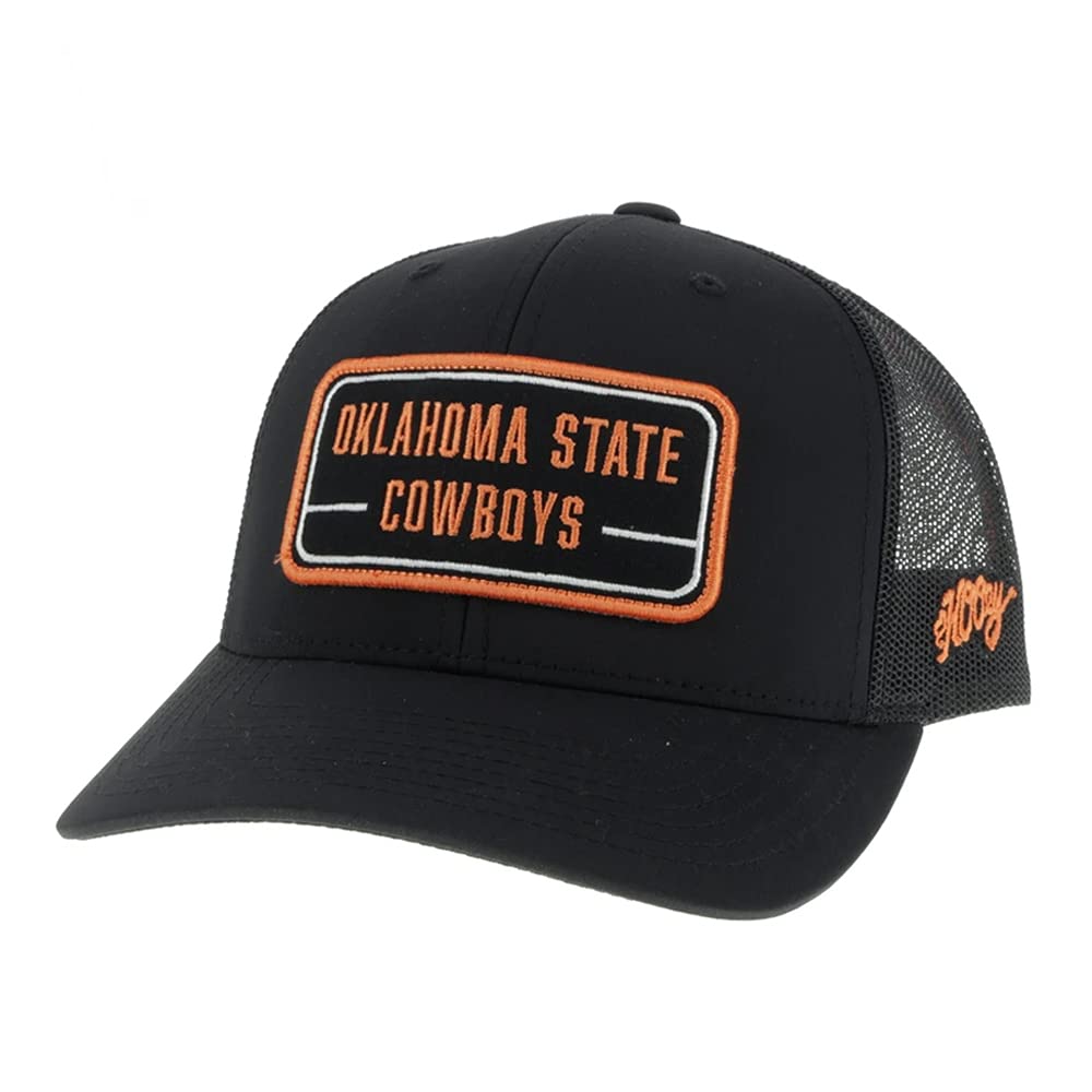 HOOEY Men's Oklahoma State University Officially Licensed Collegiate Hat (US, Numeric, 0, 8, 7063T-Black)