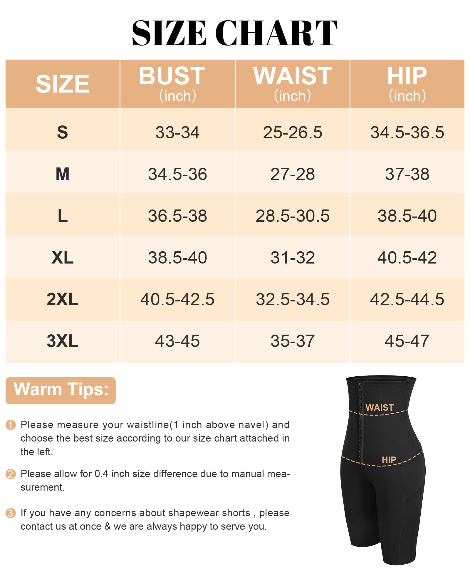 FeelinGirl Womens Tummy Control Waist Trainer High Waisted Shorts Corset Body Shaper Shapewear with Pockets Black