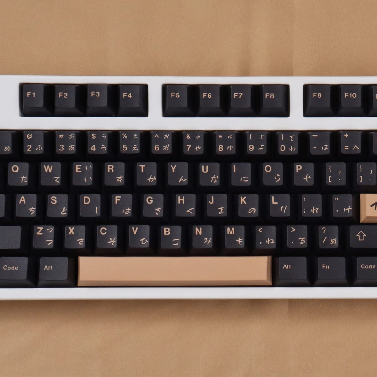 129 Keys PBT Keycaps Dye Sub Cherry Profile Japanese Inukuma Keycaps Fit for 61/64/87/104/108 Cherry Mx Switches Mechanical Keyboard