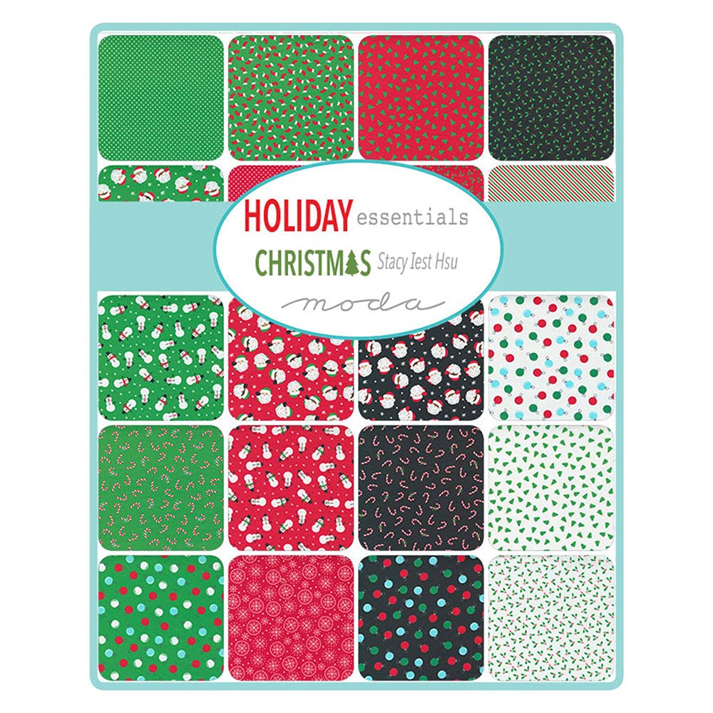 Moda Holiday Essentials Christmas 20740JR Jelly Roll - 40 pcs