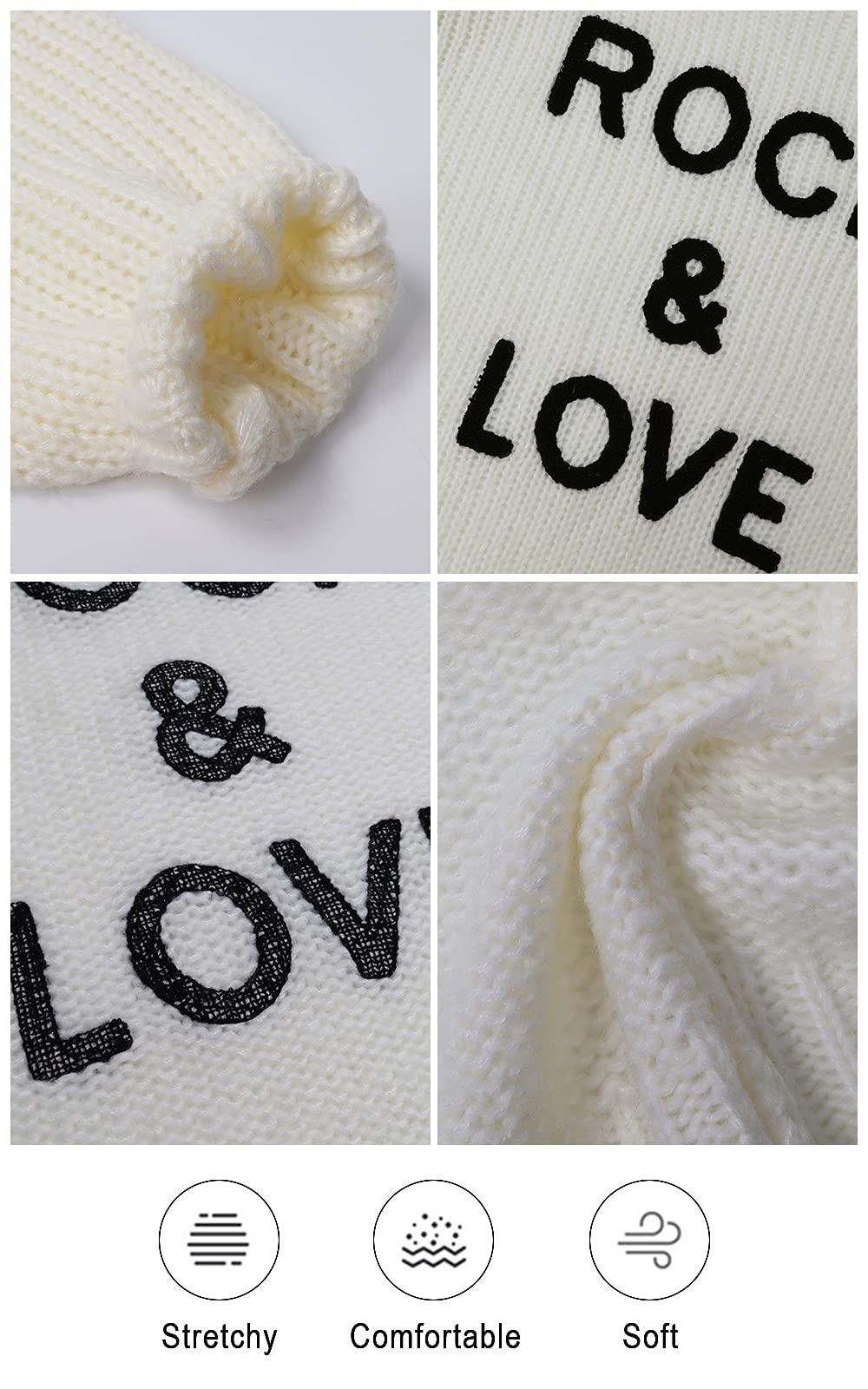 PRETTYGARDEN Womens Cardigan for Women Dressy,Chunky Knit Sweater Open Front Oversized Long Cardigan Outwear Coat (White, Small)