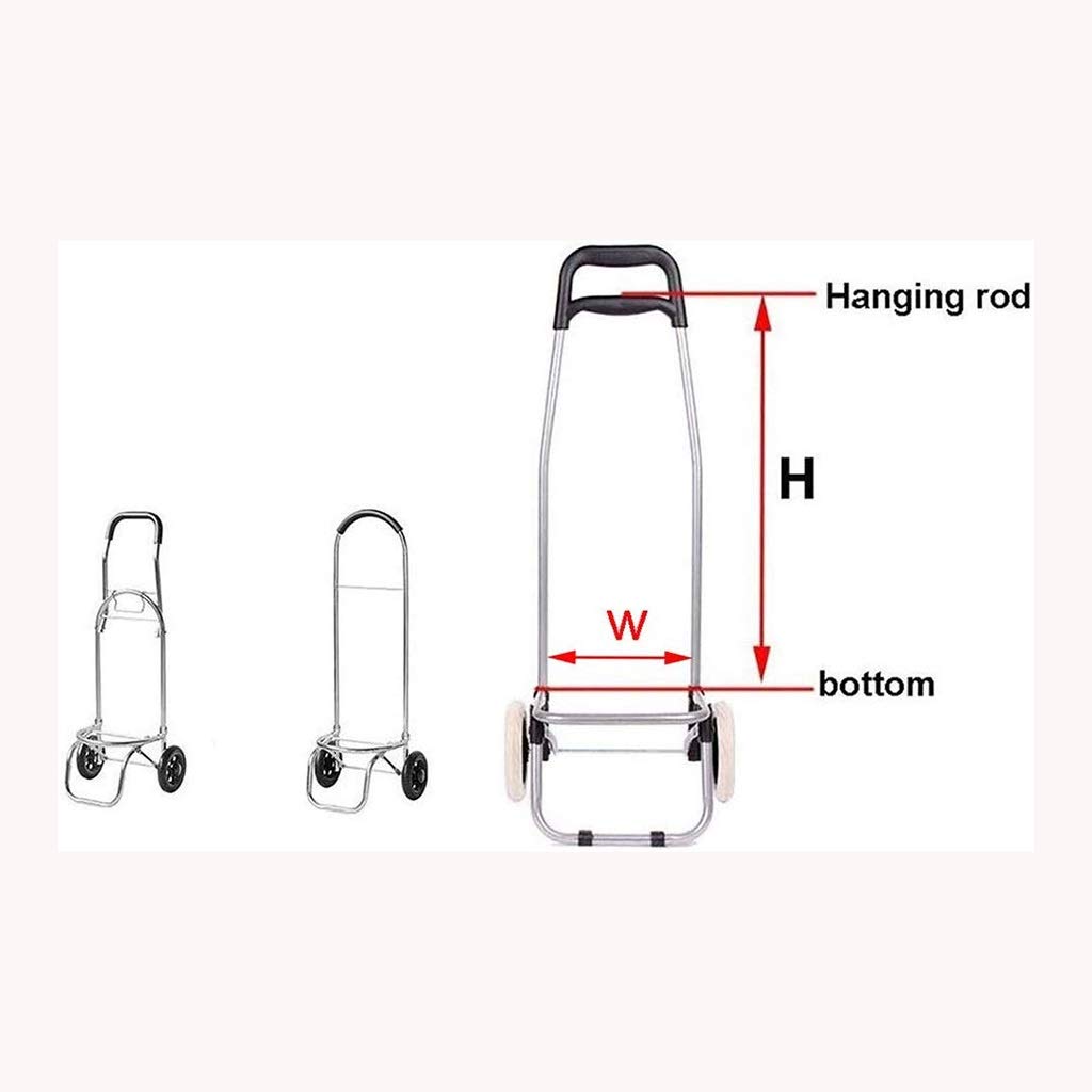 SH-gwtc Shopping Trolley Replacement Bag Foldable Reusable Shopping Cart Bag Spare Trolley Bag 28L(Size: 28 x 22x 46cm), Large