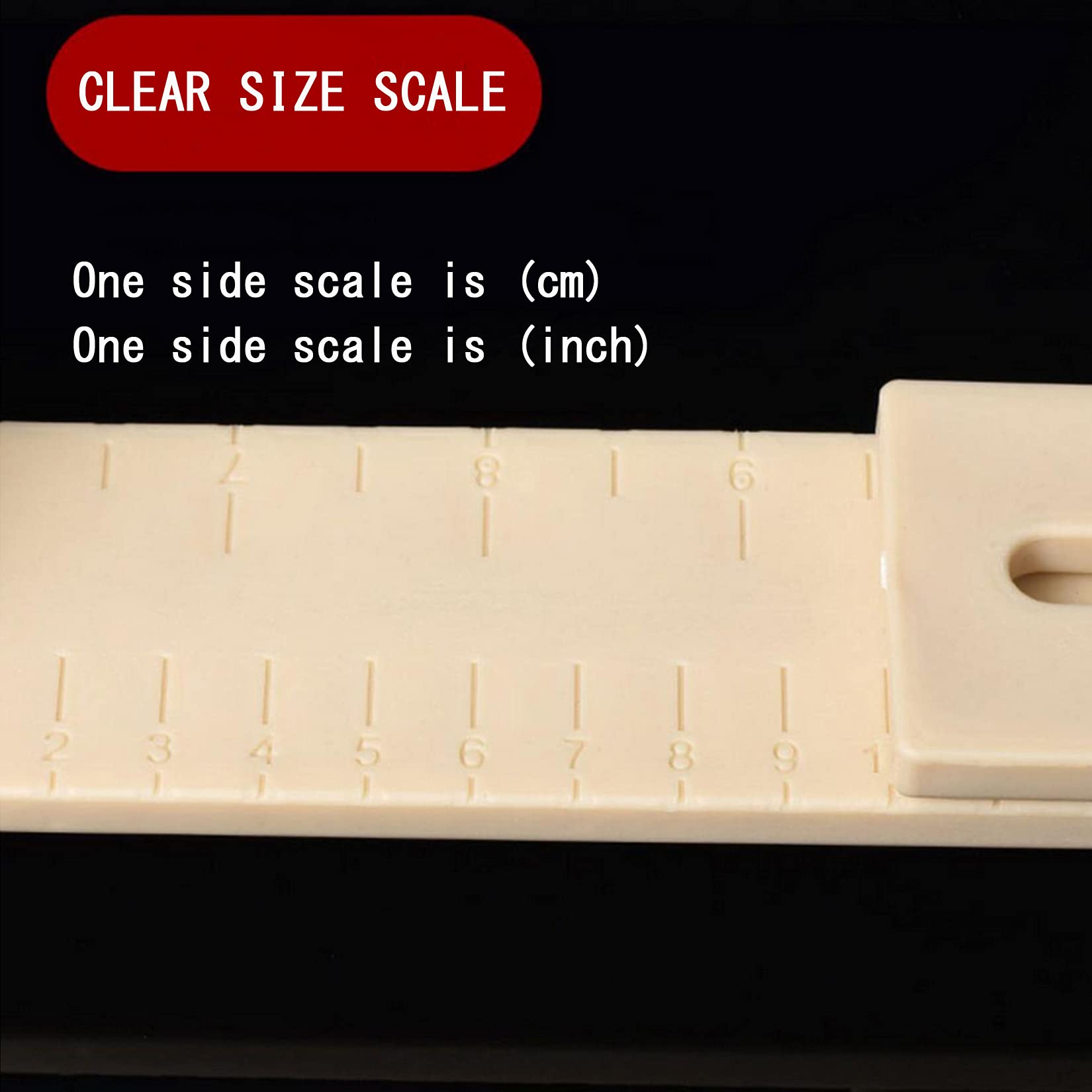 iDili Braided Thread Holder Jig, DIY Hand-Knitted Rope Woven Holder, Hand Bracelet Rope Making Tool Rope Braided Fixing Frame Plate, DIY Craft Braiding Tool with Scale, Adjustable Length