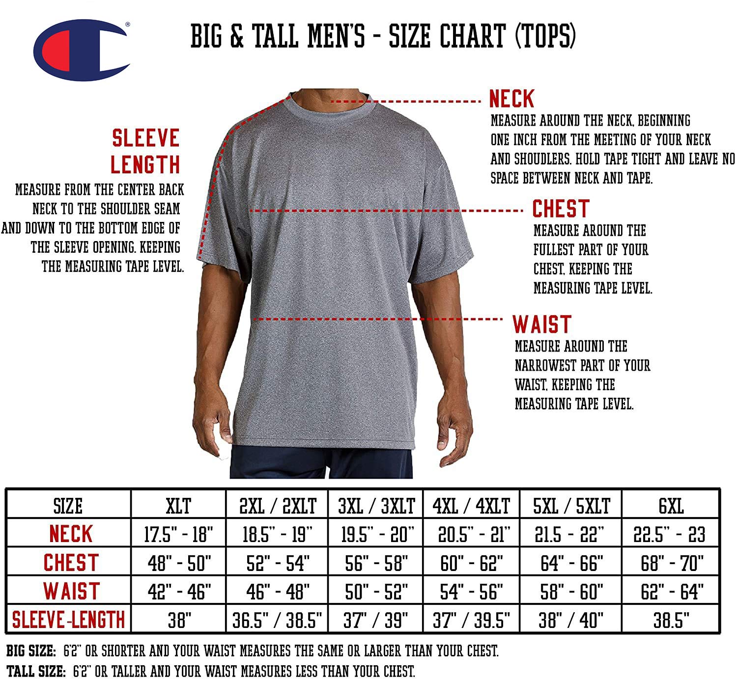 Champion Big and Tall Sweatshirts for Men – Men Crewneck Sweatshirt Big and Tall Black