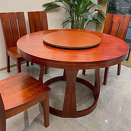 WEBUP Solid Wood Lazy Susan Turntable 20-40inch Large Rotating Tray Kitchen Bearing Plate For Countertop Table, Wooden Tabletop Turntable(Acacia Wood) (Size : 80cm/30inch)