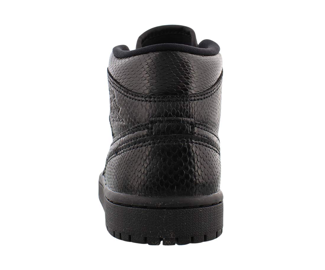 Nike Men's Air Jordan 1 Mid Shoes, Black White, 11