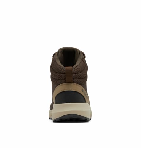 Columbia Men's Trailstorm Peak Mid Hiking Shoe, Cordovan/Black, 10