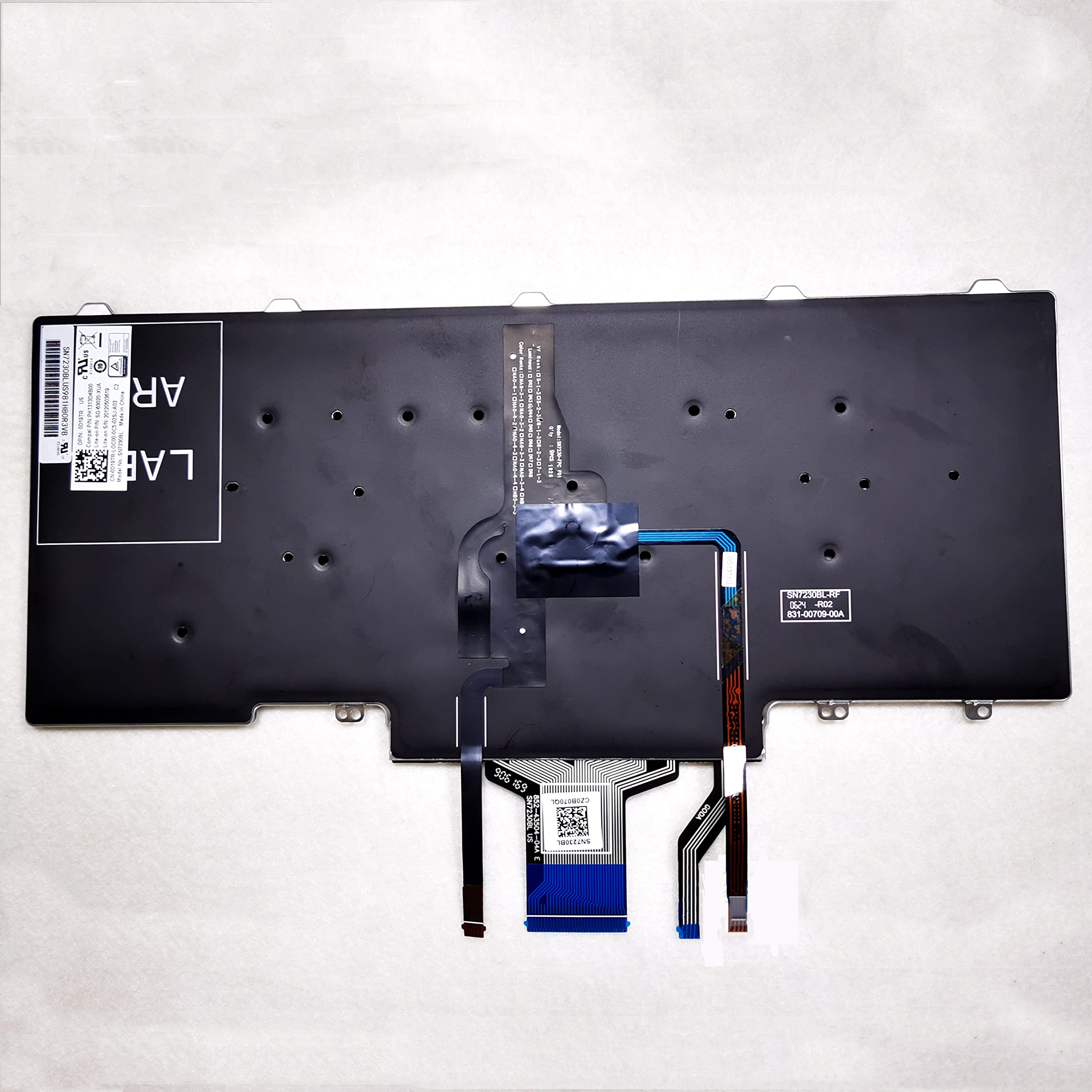 SOUTHERNINTL New Repalcement for Dell Latitude E5450 E5470 E5480 E7450 E7470 E7480 Backlit Keyboard Dual Point PK1313D4B00 D19TR 0D19TR (Without Frame)