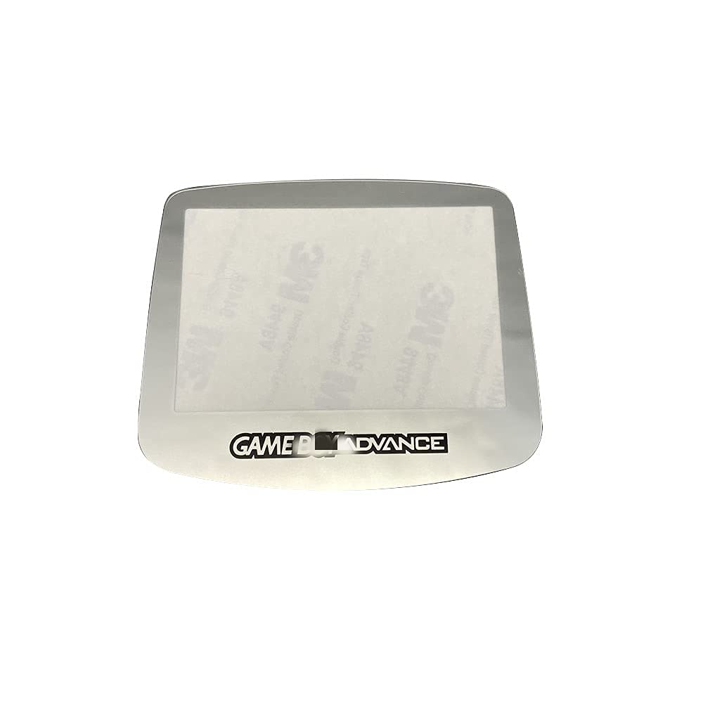 Glass Screen Lens Panel Case Cover Protector Part for Nintendo Game Boy Advance GBA (Silver)