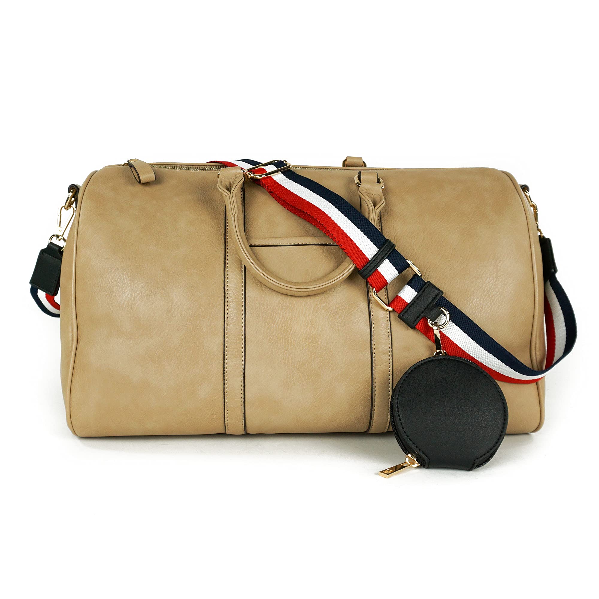 EVVE Wide Replacement Straps for Handbags with Coin Purse - For Over Shoulder Crossbody Bag, Guitar Style, Adjustable Length