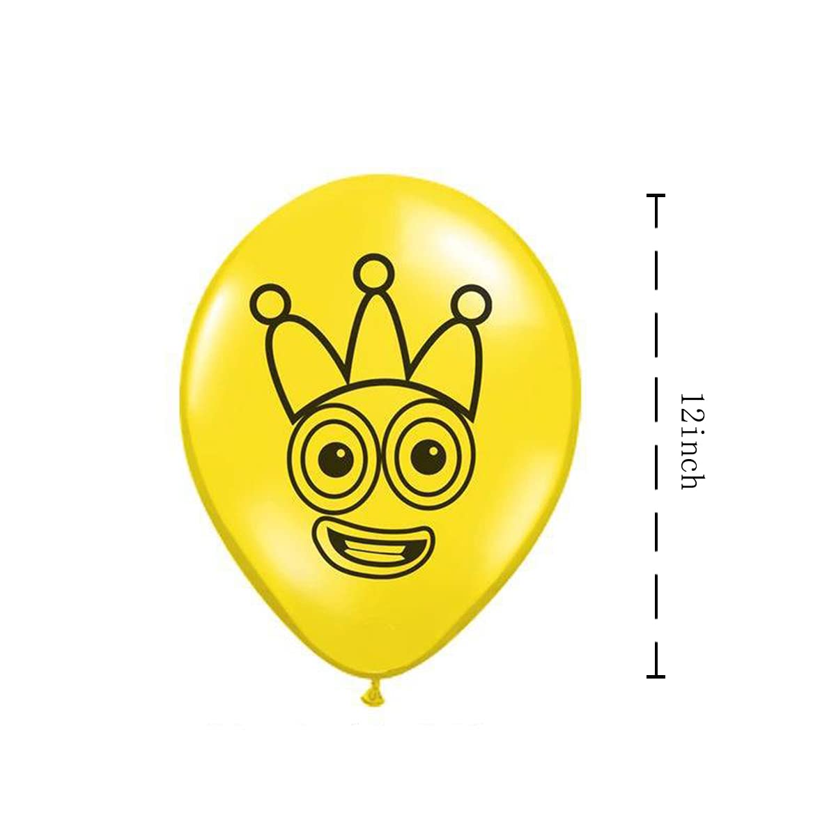 Shunhong 25pcs Number Block Latex Balloons, Assorted Colors, Children's Birthday Party Supplies